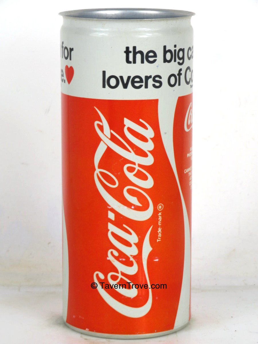 Item #101210 1974 Coca Cola 16oz Can Bellevue Washington Tab Top Can