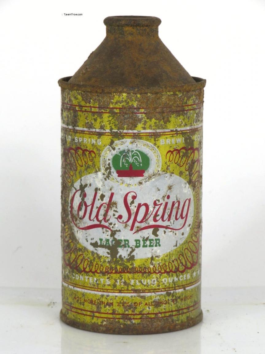 Item #100945 1952 Cold Spring Lager Beer Cone Top Can 157-32