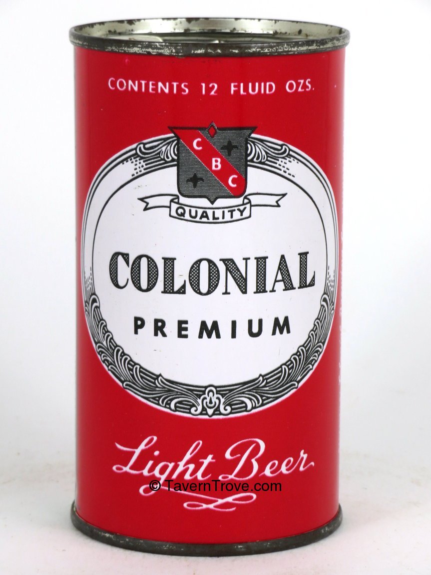 Item #58506 1954 Colonial Premium Light Beer Flat Top Can 50-09.1a