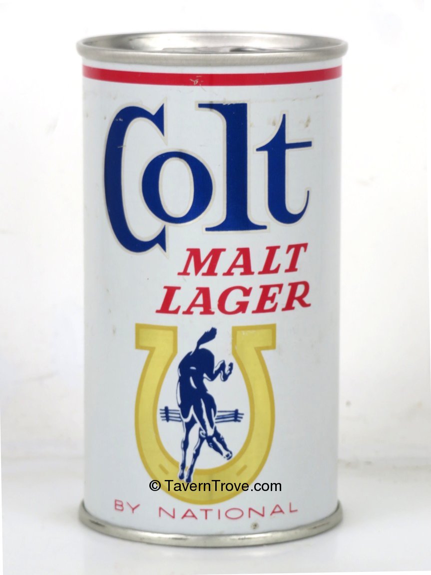Item #96833 1977 Colt Malt Lager Beer mpm Tab Top Can T56-09f