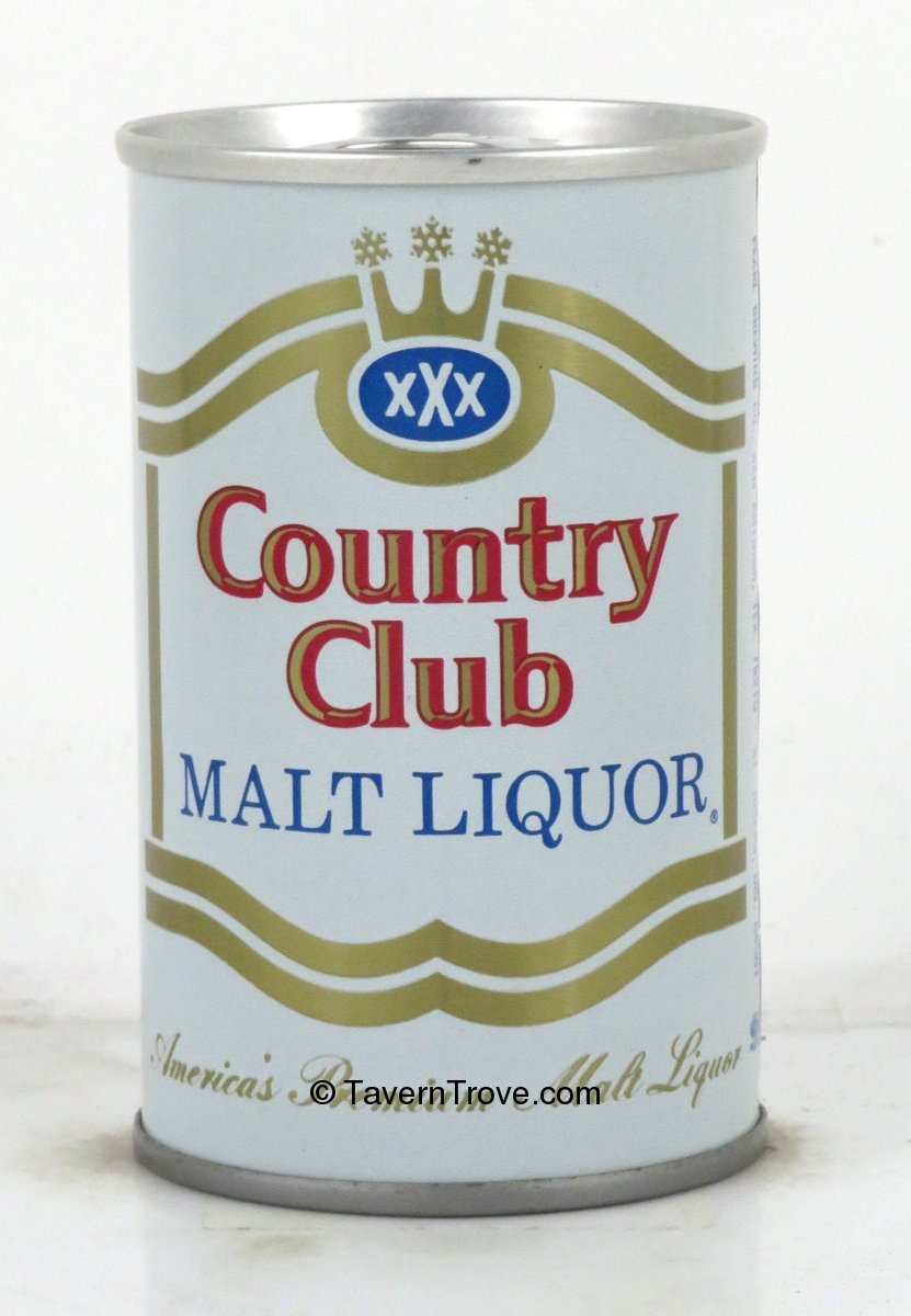 Item #96730 1974 Country Club Malt Liquor 7 to 8oz Can T28-24