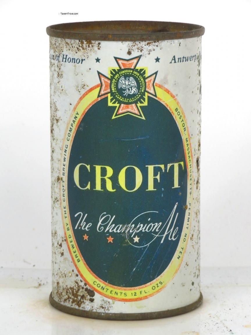 Item #97082 1953 Croft The Champion Ale Flat Top Can 52-31