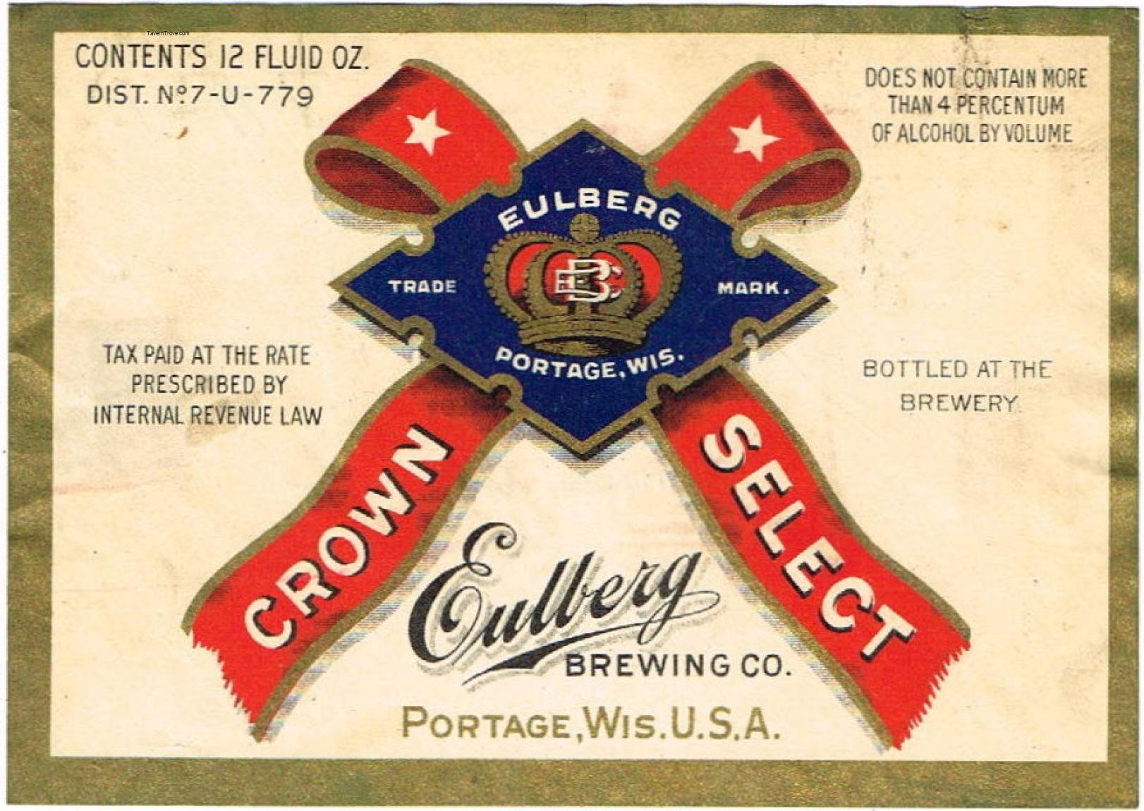 Item #38101 1933 Crown Select Beer Label WI401-06