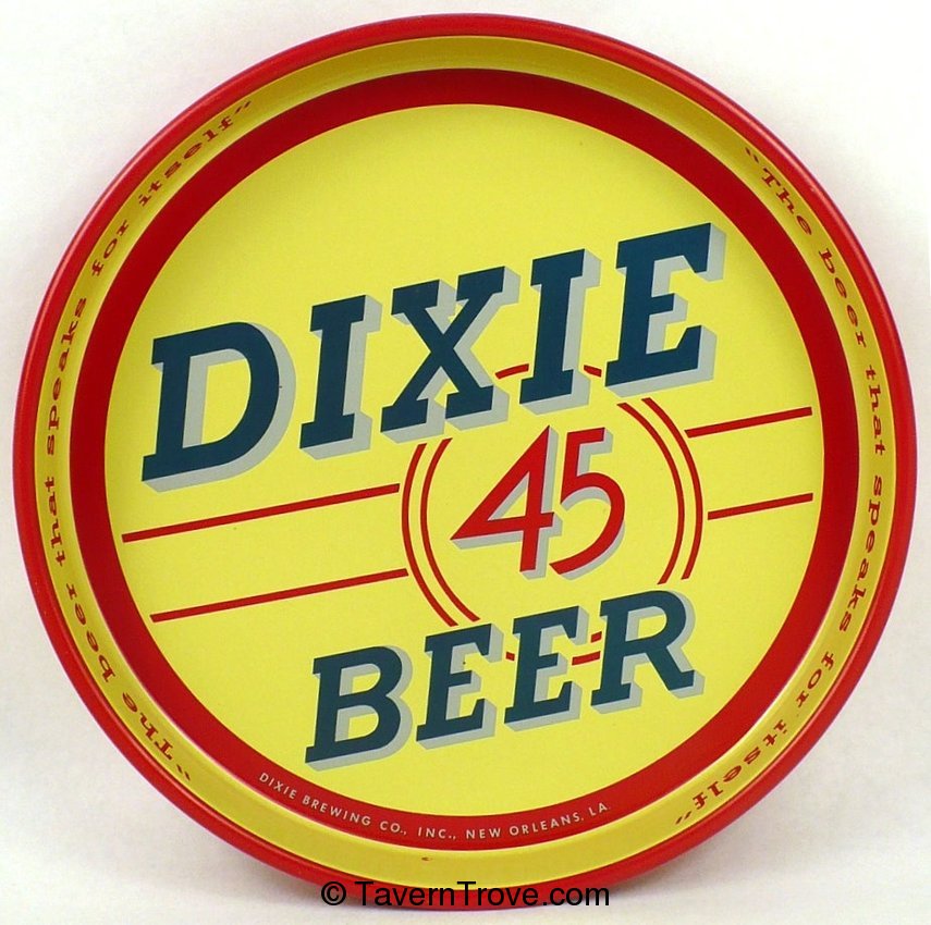 Item #86940 1940 Dixie 45 Beer Serving Tray