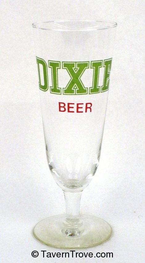Item #80720 1960 Dixie Beer Stemmed ACL Drinking Glass