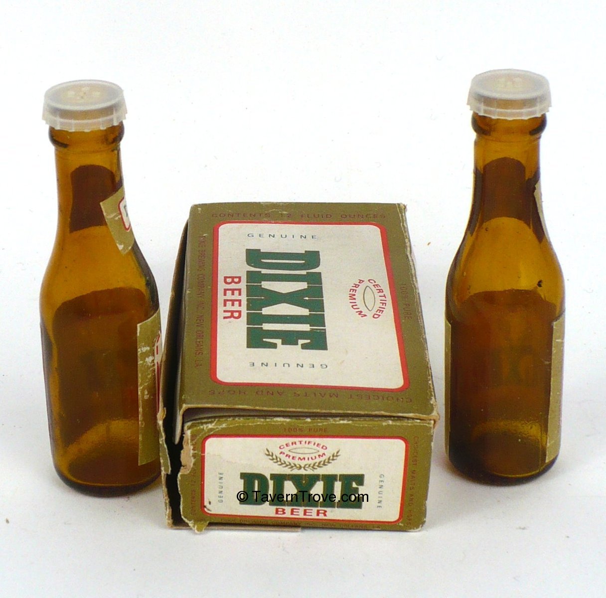 Item #348 1972 Dixie Beer set Mini Bottle