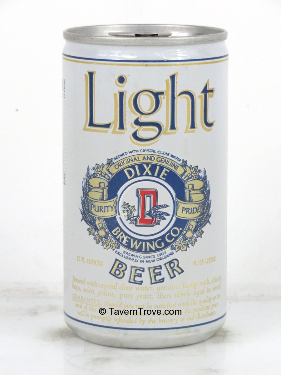Item #96937 1982 Dixie Light Beer Tab Top Can No Ref.
