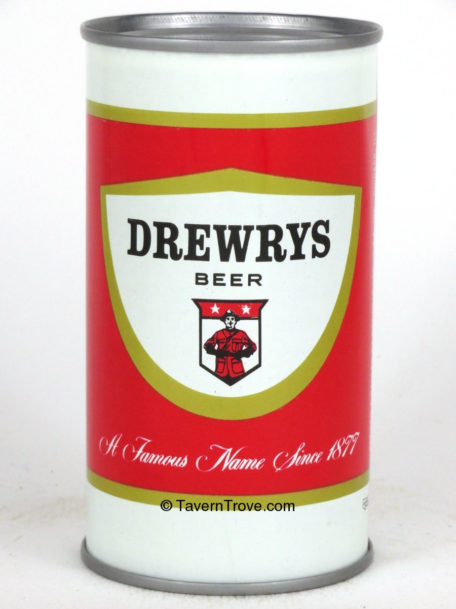 Item #669 1970 Drewrys Extra Dry Beer Flat Top Can 55-20