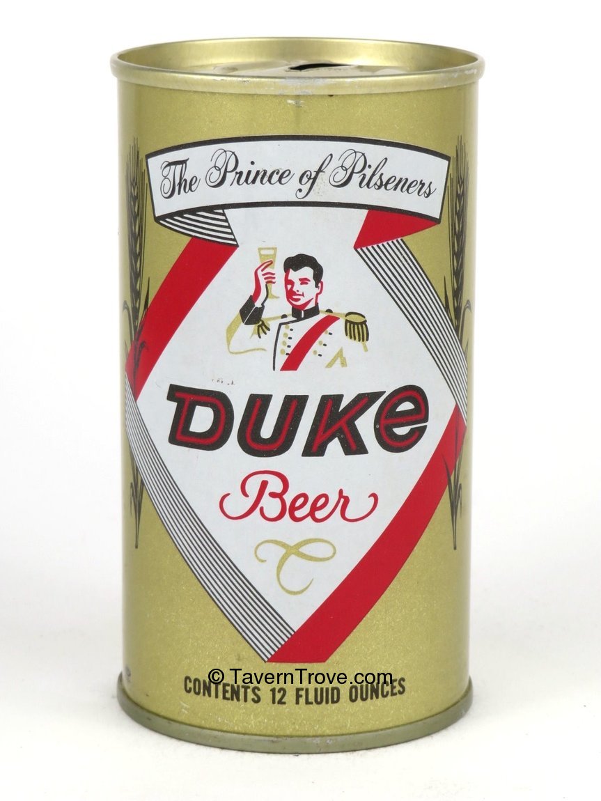 Item #1405 1969 Duke Beer Tab Top Can T60-12