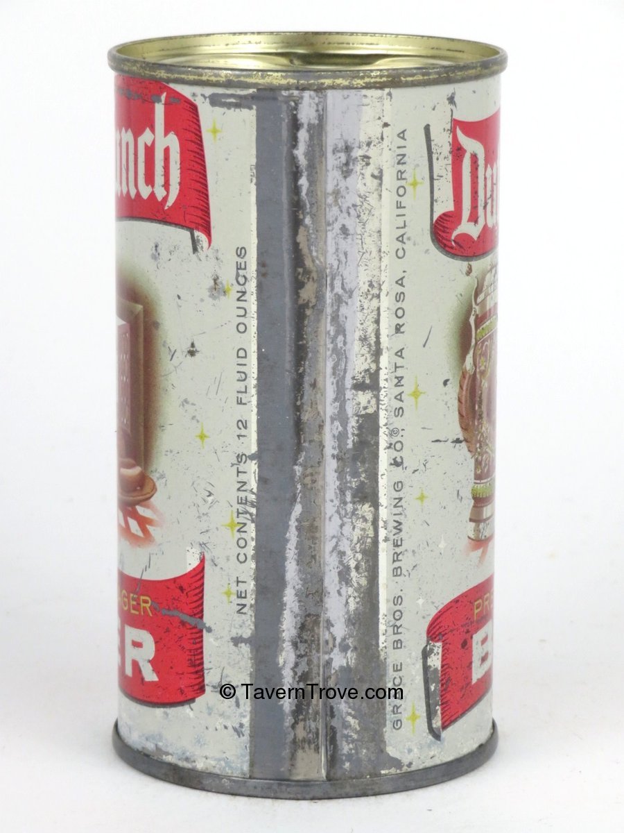 Item #33168 1960 Dutch Lunch Premium Lager Beer Flat Top Can 57-33
