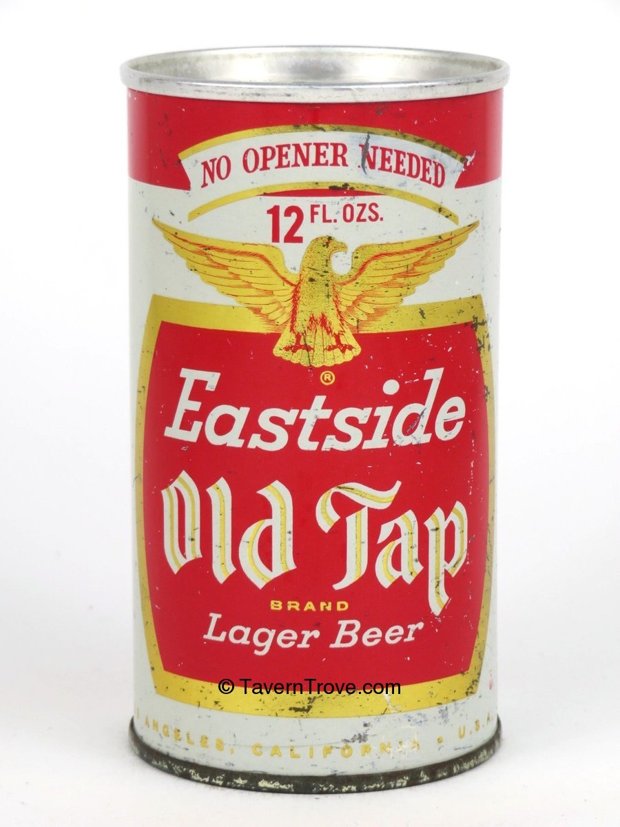 Item #4910 1963 Eastside Old Tap Lager Beer Tab Top Can T60-37