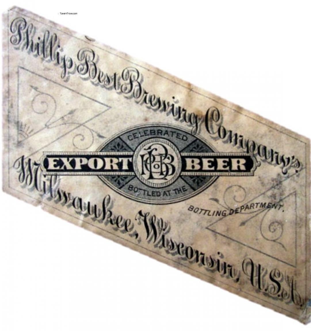 Item #3652 1880 Export Beer Label WI