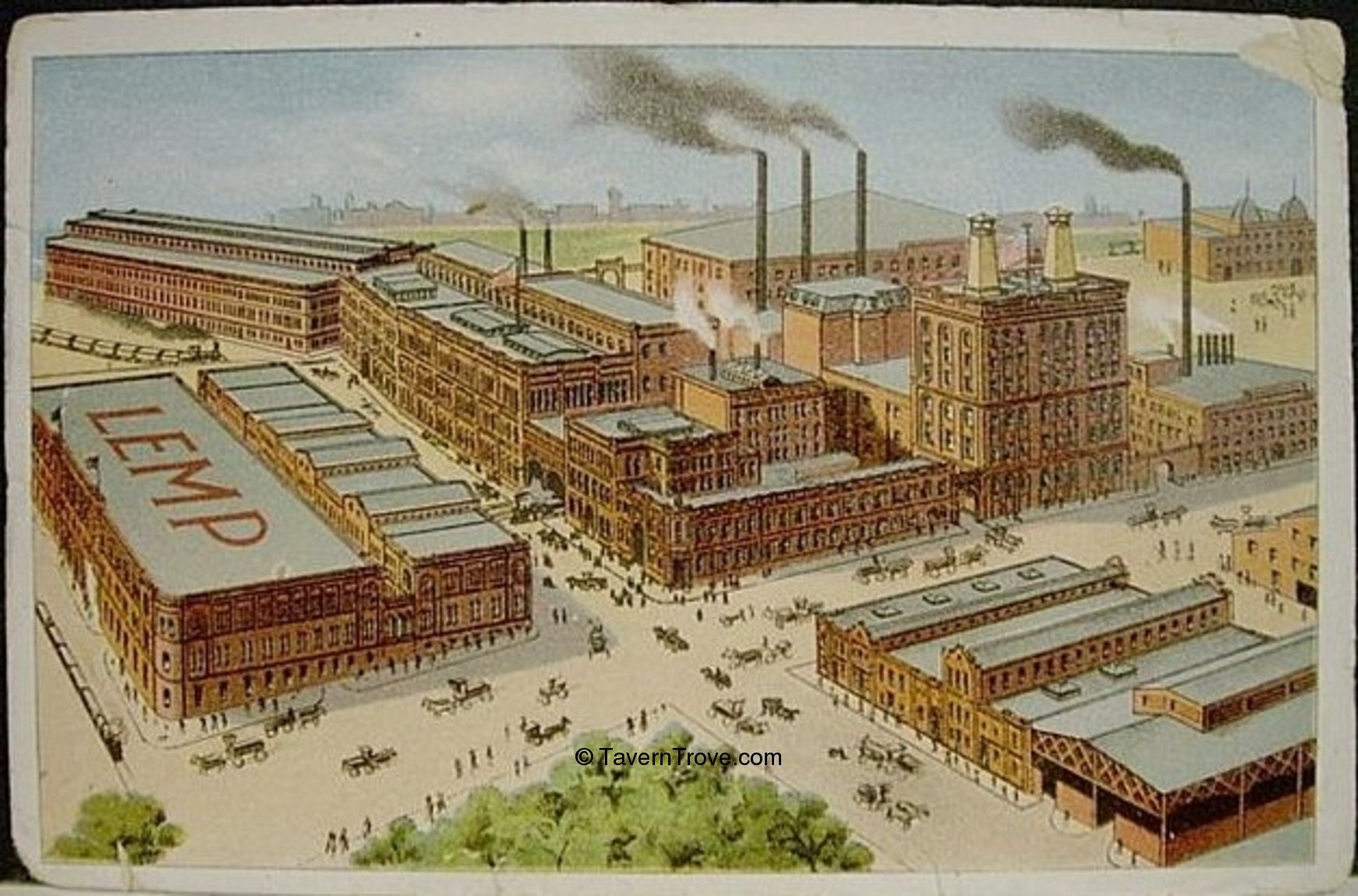 Item #76188 1907 Factory Scene Post Card