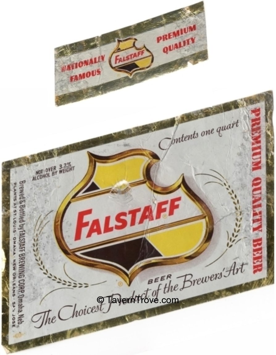 Item #70916 1955 Falstaff Beer Label