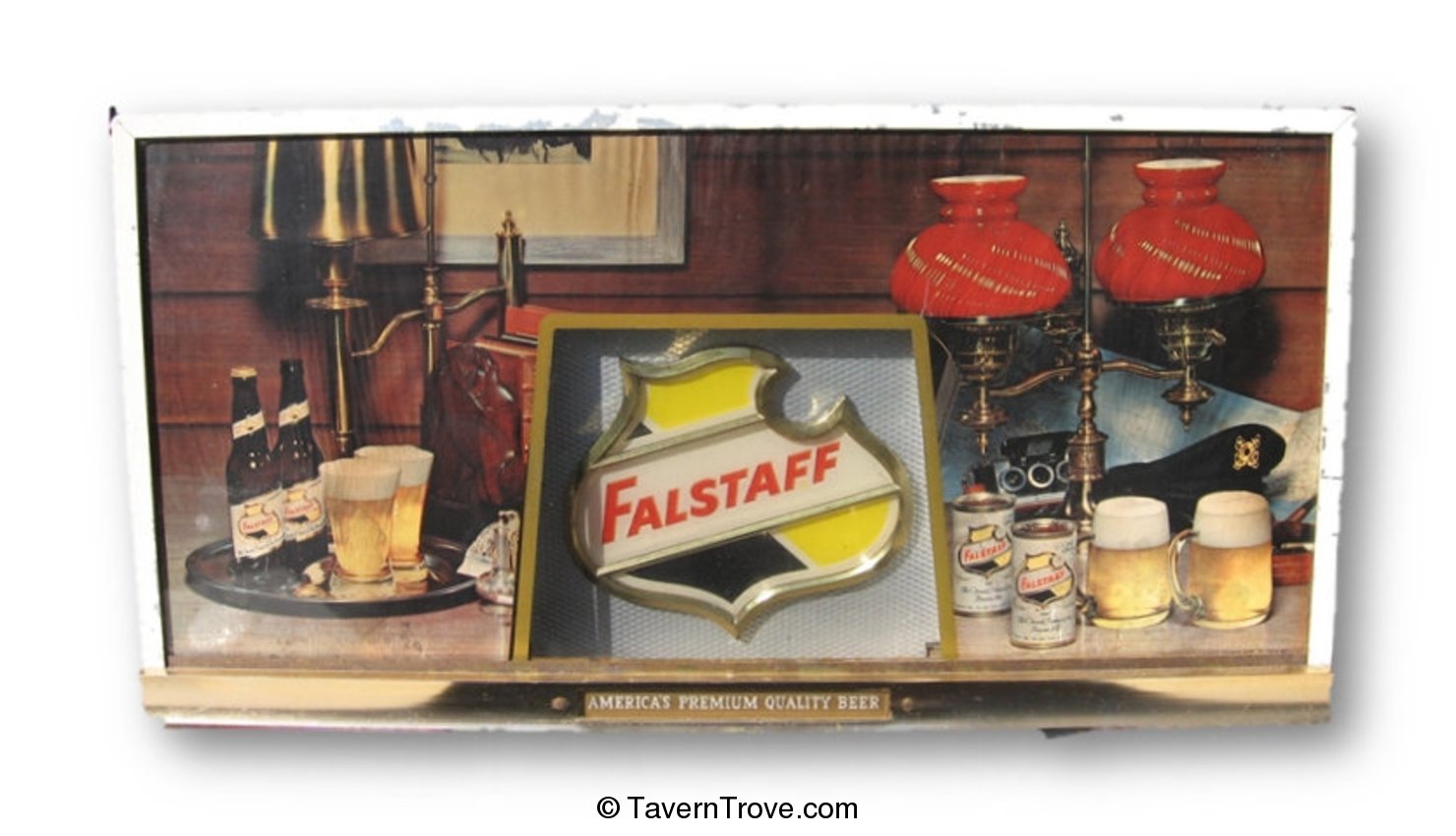 Item #77790 1957 Falstaff Beer light Sign