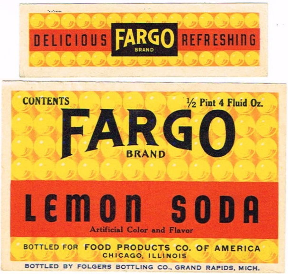 Item #101648 1945 Fargo Lemon Soda Food Products of America Chicago ...