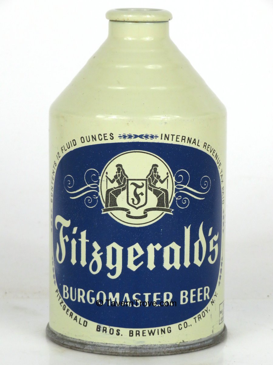 Item #80262 1948 Fitzgerald Burgomaster Beer Crowntainer 194-01V
