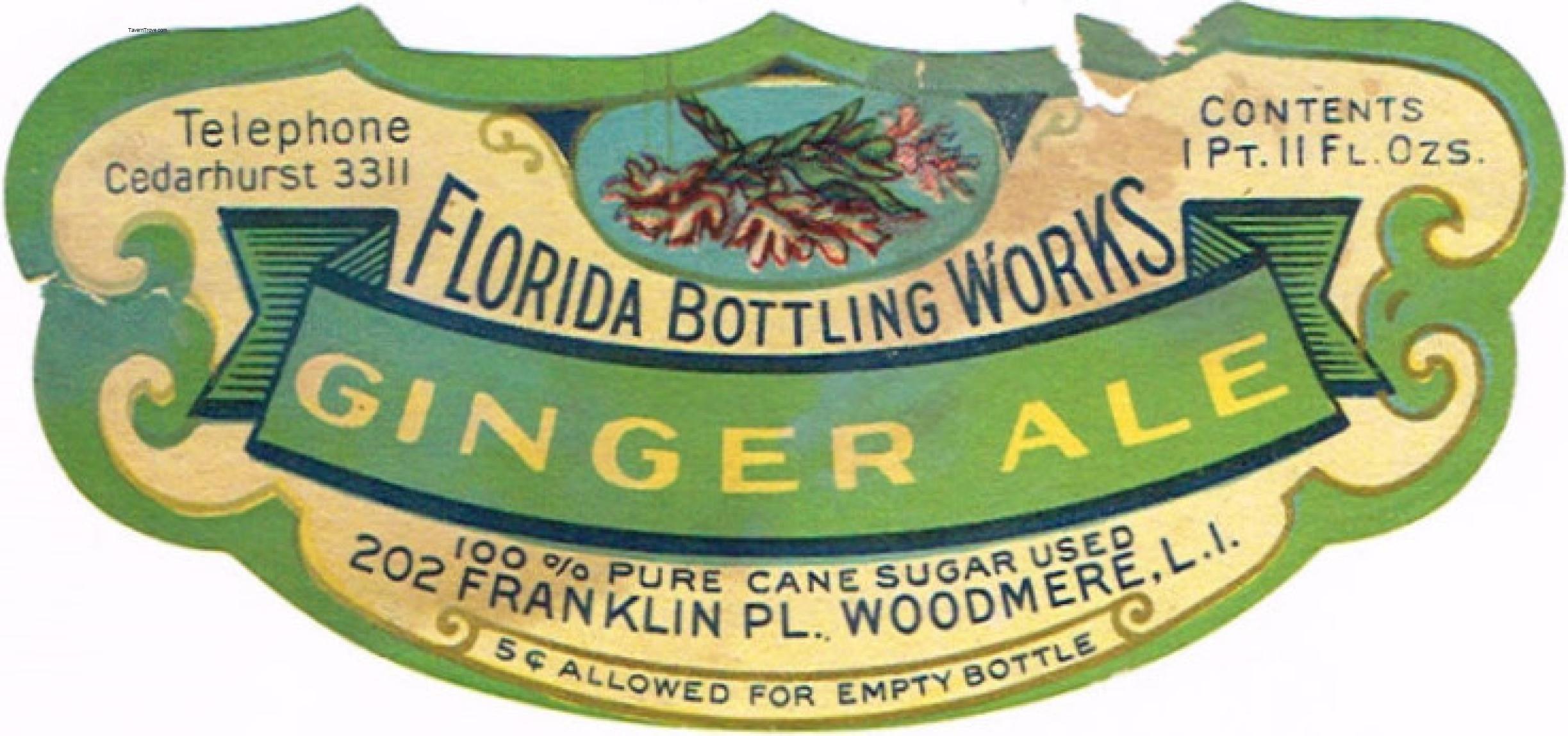 Item #98673 1908 Florida Bottling Ginger Ale Woodmere Long Island New ...