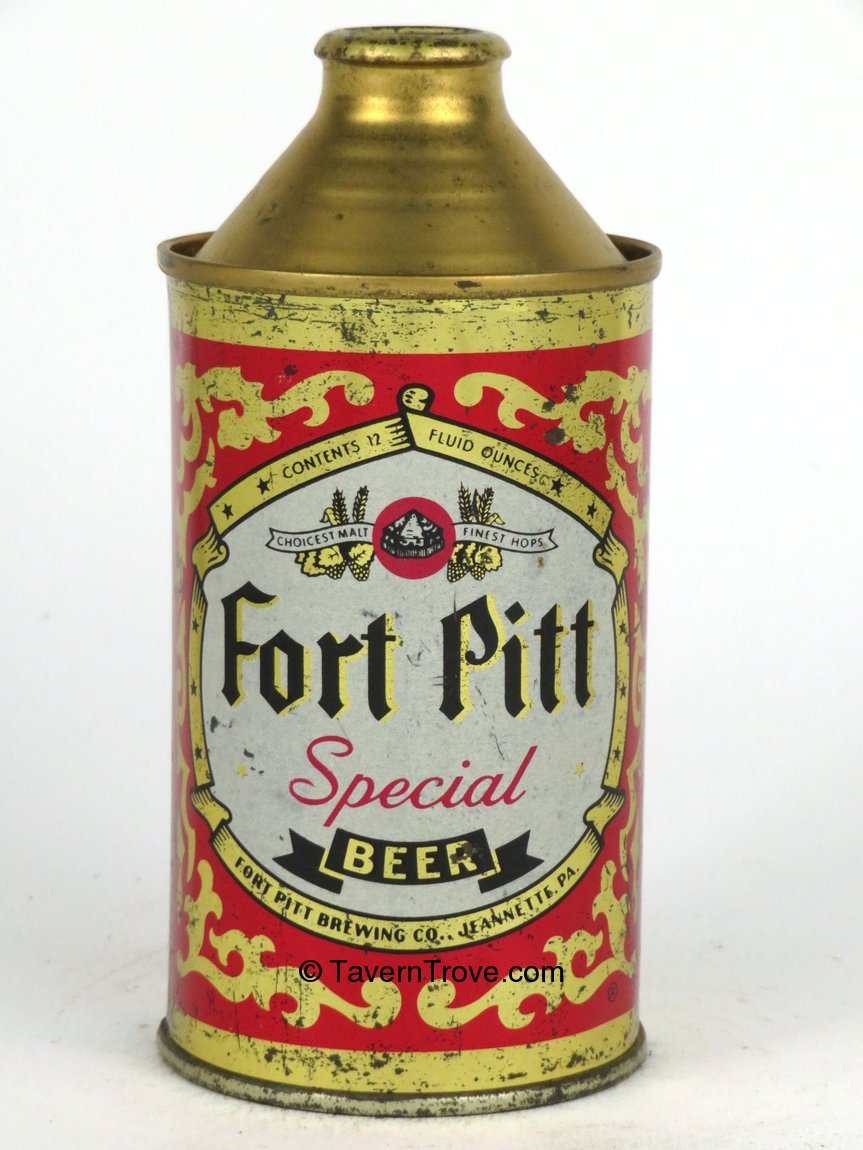 Item #13219 1950 Fort Pitt Special Beer Cone Top Can 163-11