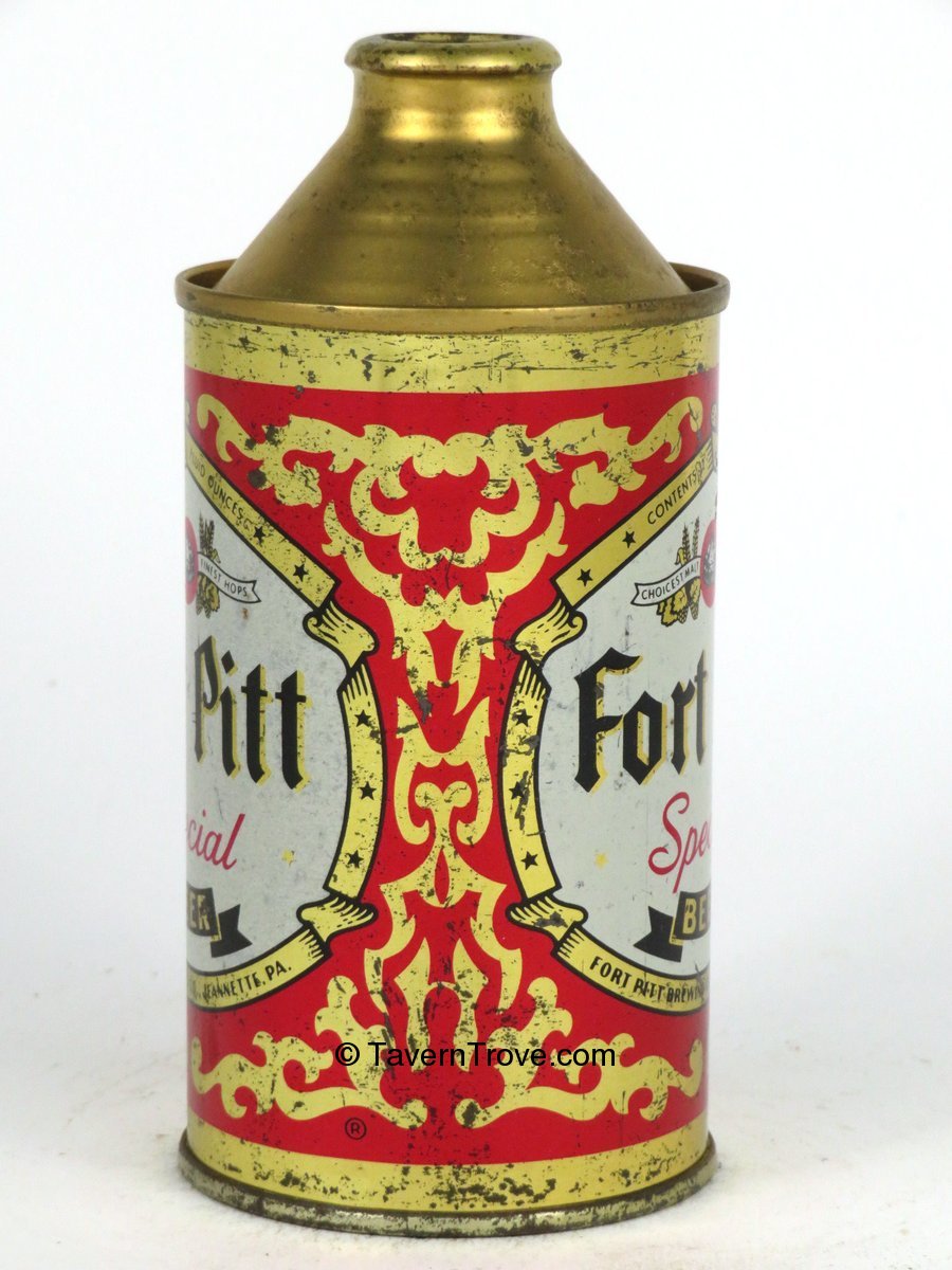 Item #13219 1950 Fort Pitt Special Beer Cone Top Can 163-11