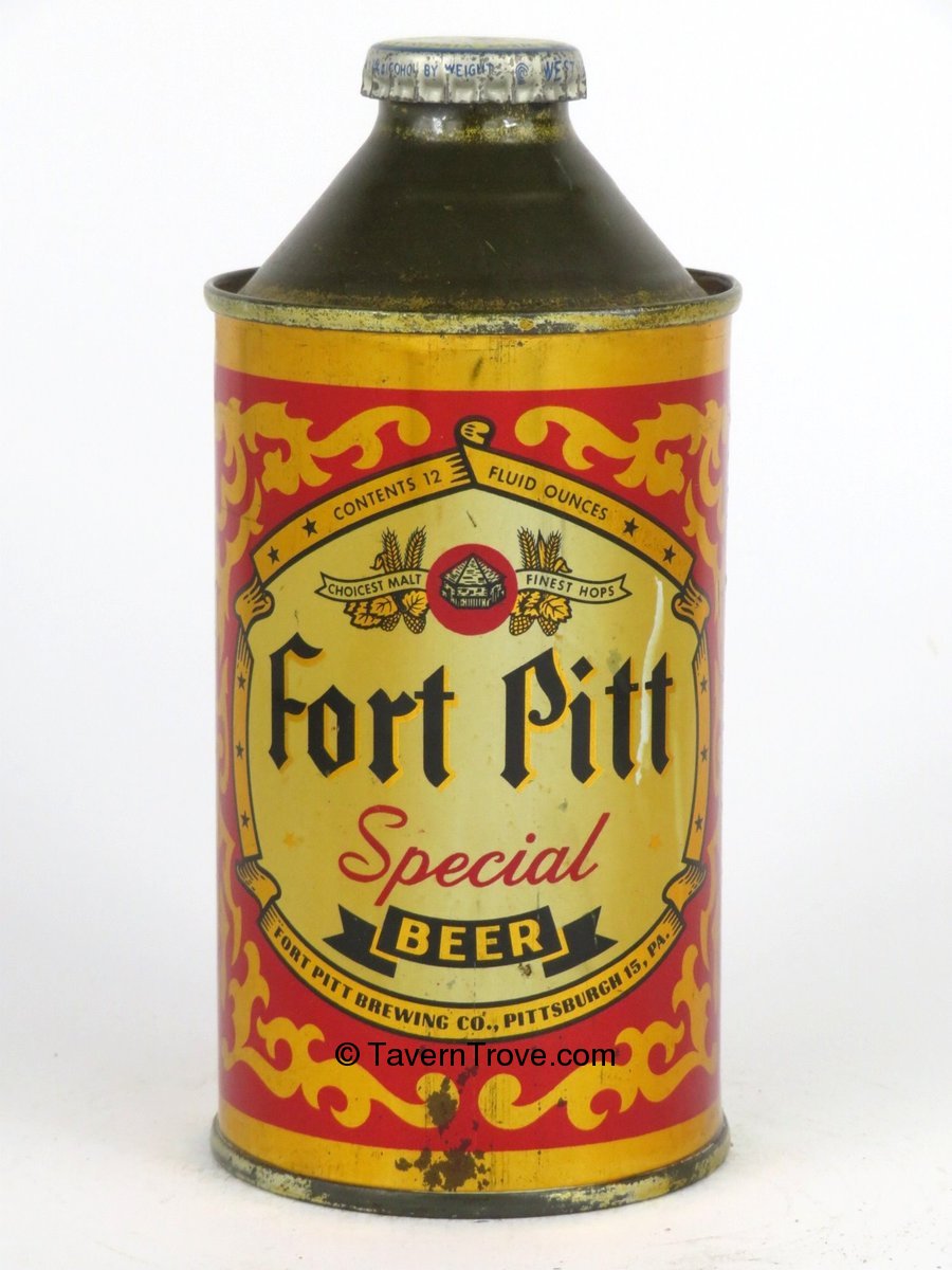 Item #44864 1950 Fort Pitt Special Beer Cone Top Can 163-14