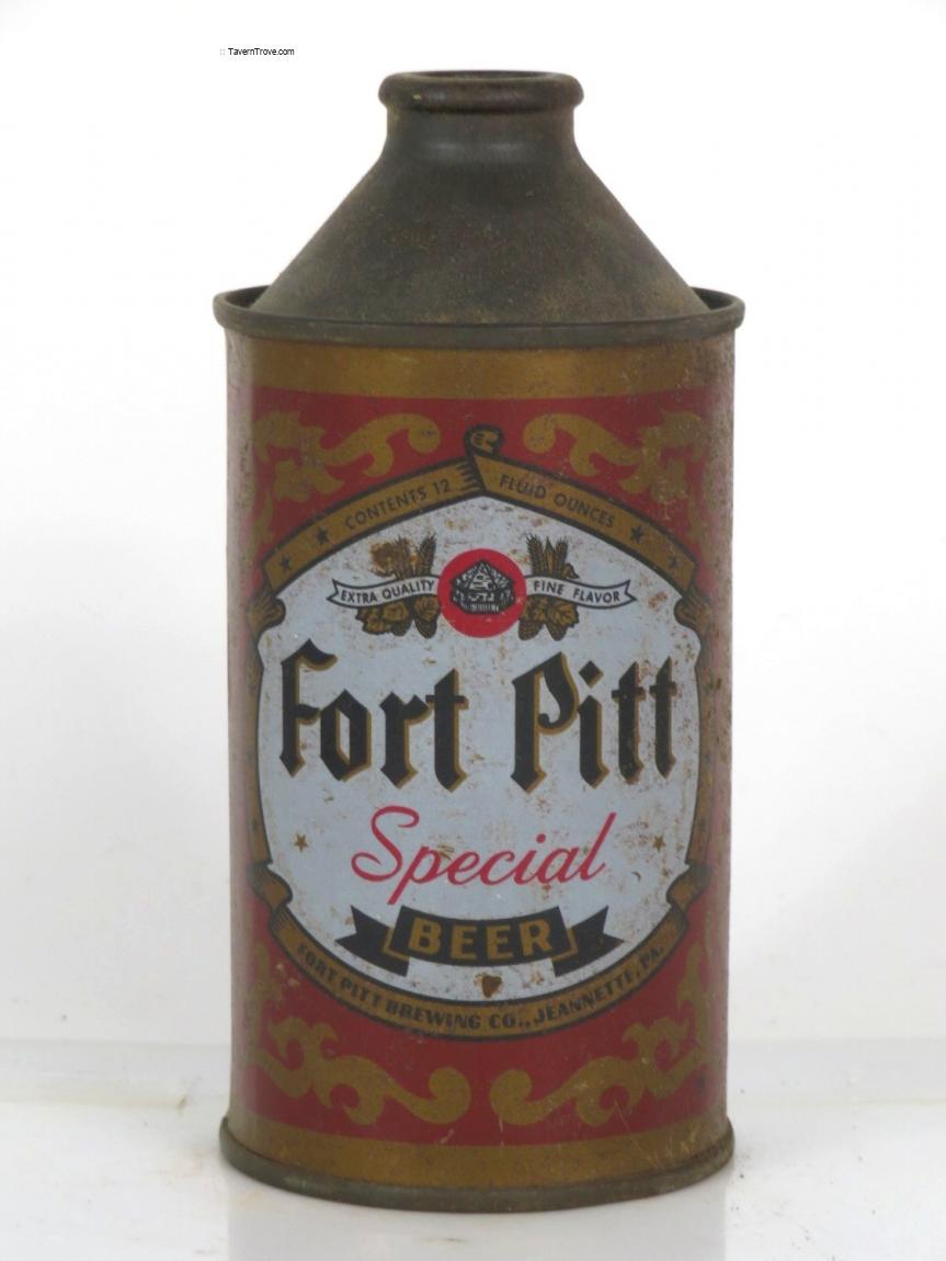 Item #99087 1953 Fort Pitt Special Beer Cone Top Can 163-10