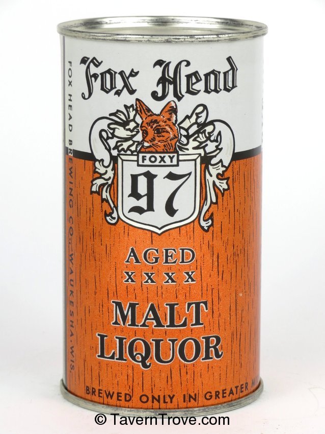 Item #58661 1957 Fox Head Malt Liquor Flat Top Can 66-18v