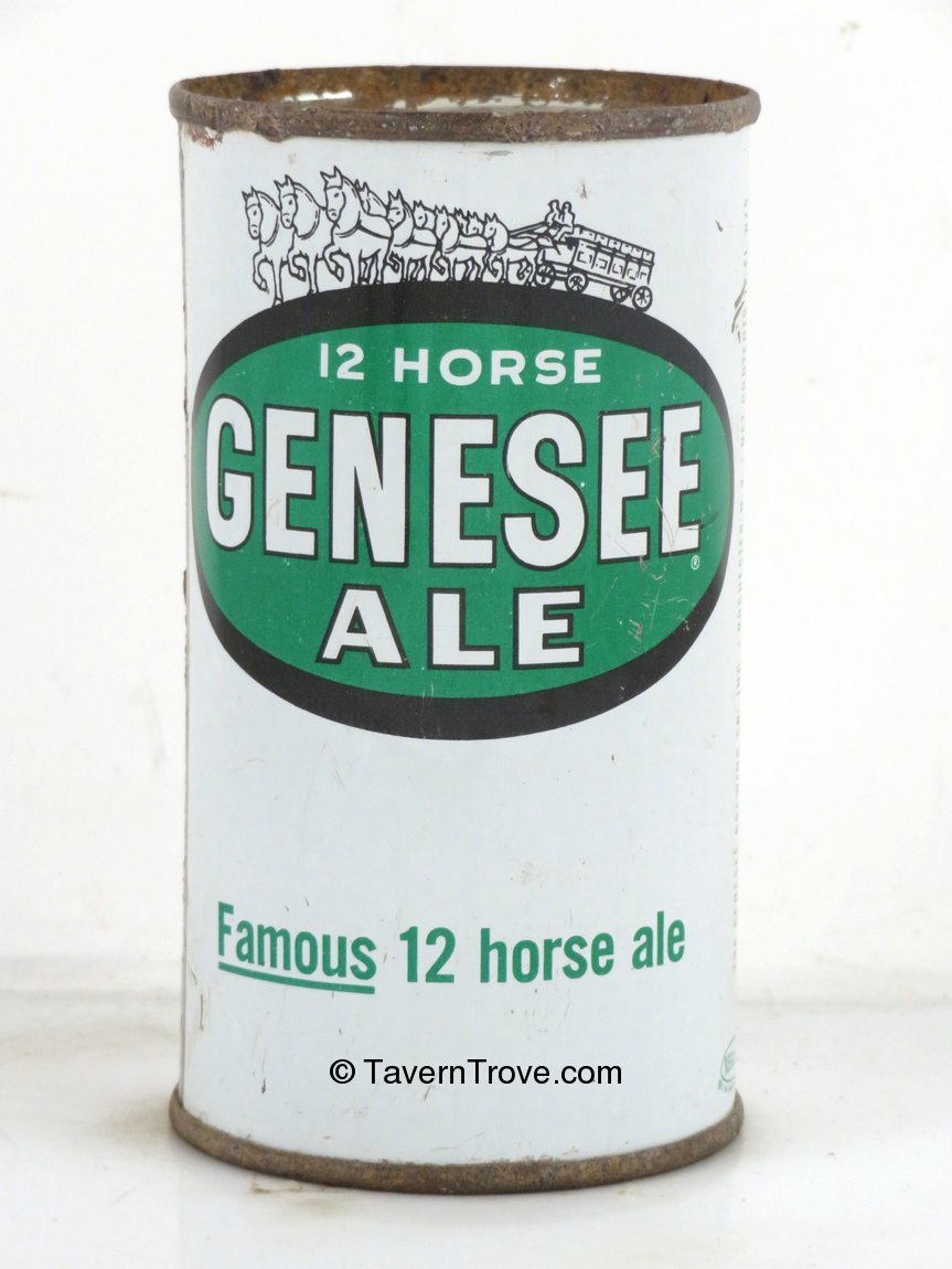 Item #58671 1962 Genesee 12 Horse Ale Flat Top Can 68-22