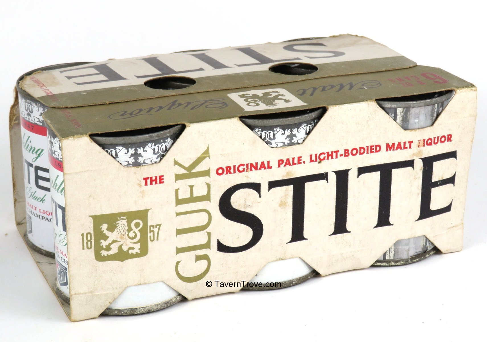 Item #94134 1964 Gluek Stite Malt Liquor Six Pack Six-pack Holder 241-11