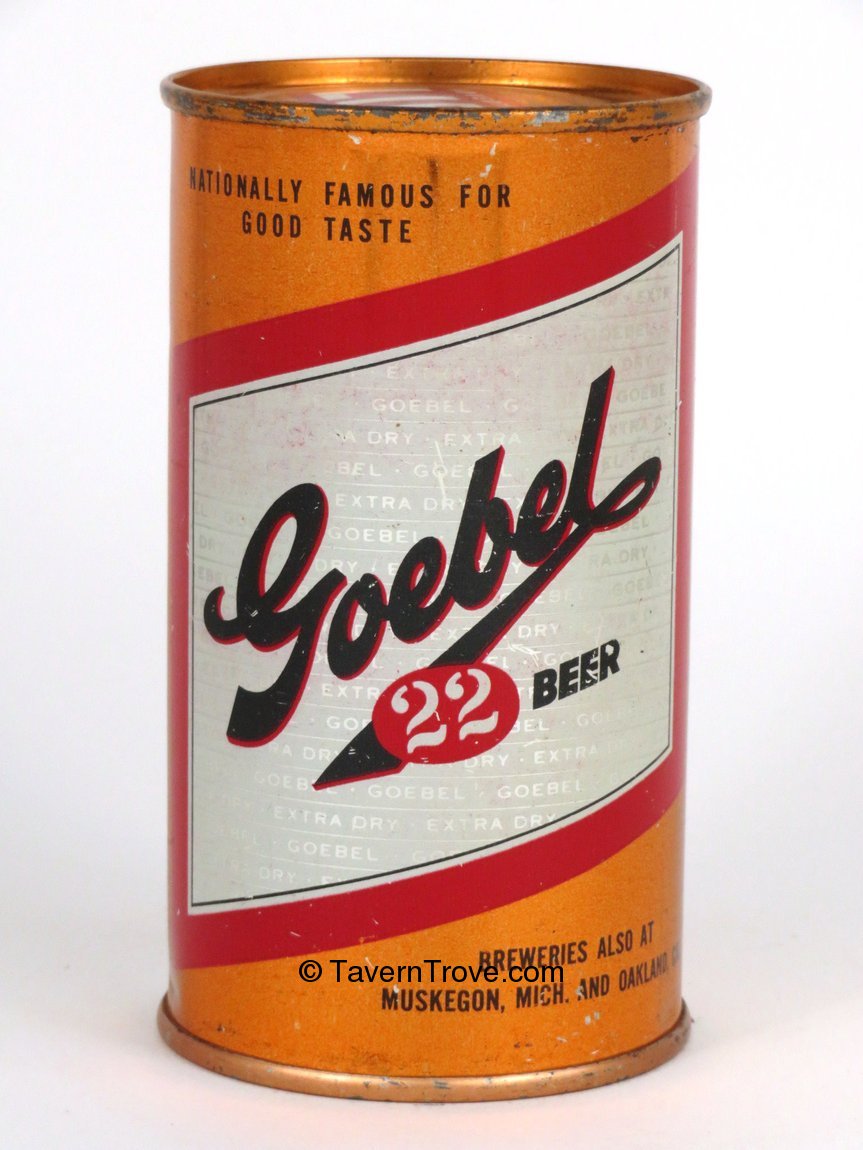 Item #44878 1956 Goebel 22 Beer Flat Top Can 71-02.1