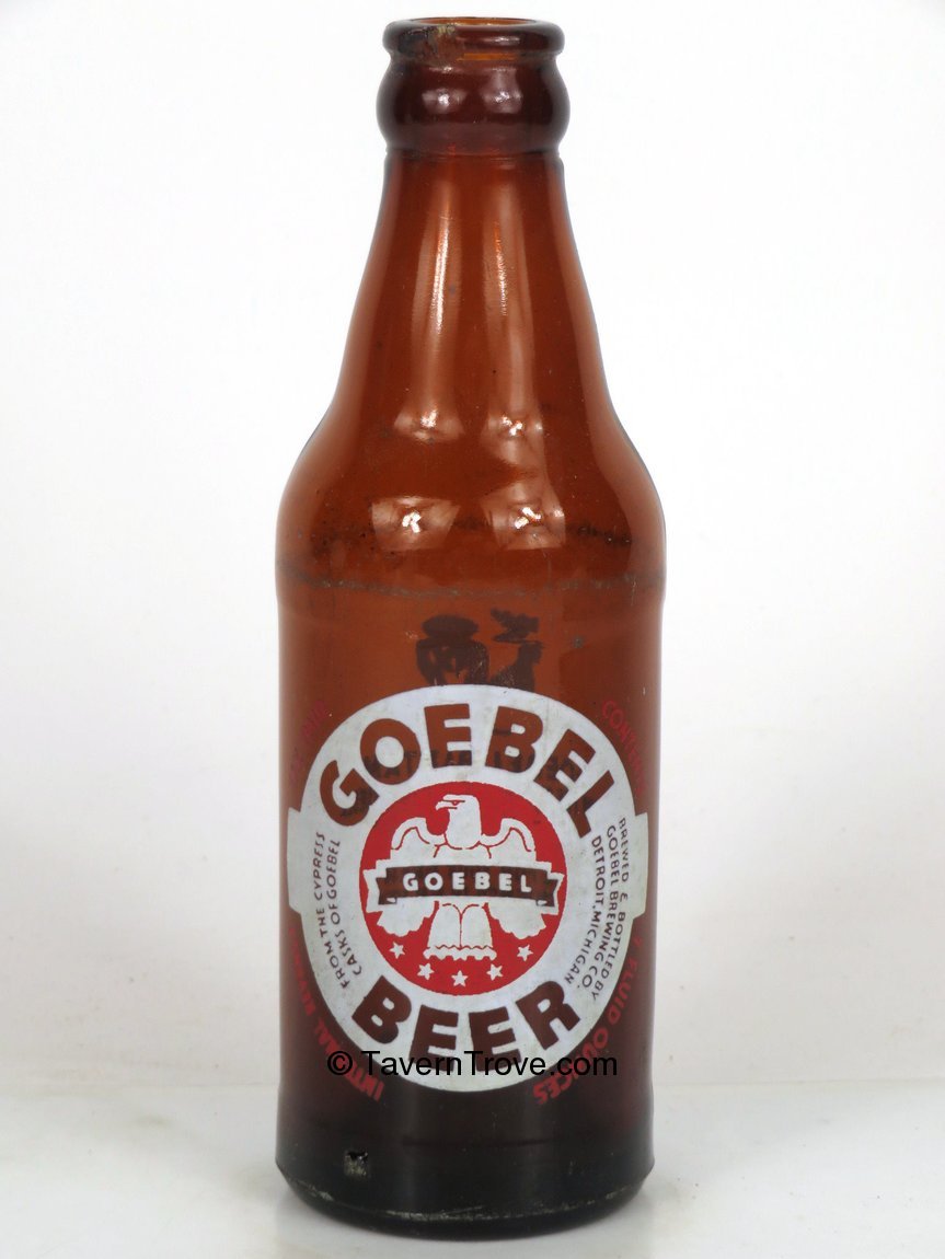 Item #34450 1945 Goebel Beer ACL Bottle