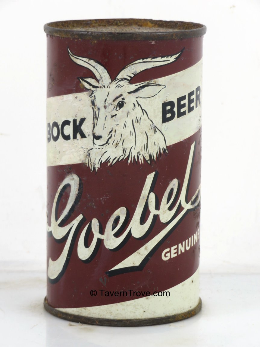 Item #26491 1955 Goebel Bock Beer (repainted) Flat Top Can 71-12?
