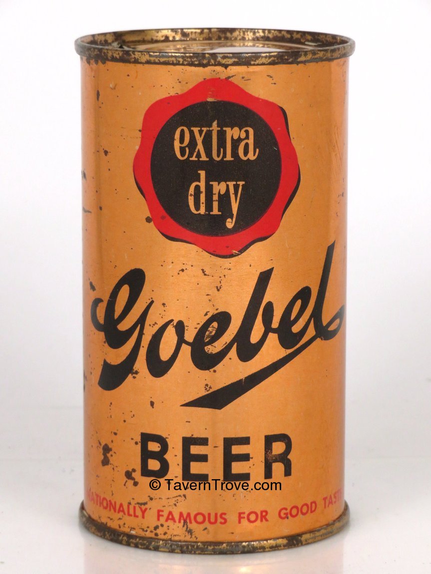 Item #1477 1954 Goebel Extra Dry Beer Flat Top Can 70-34