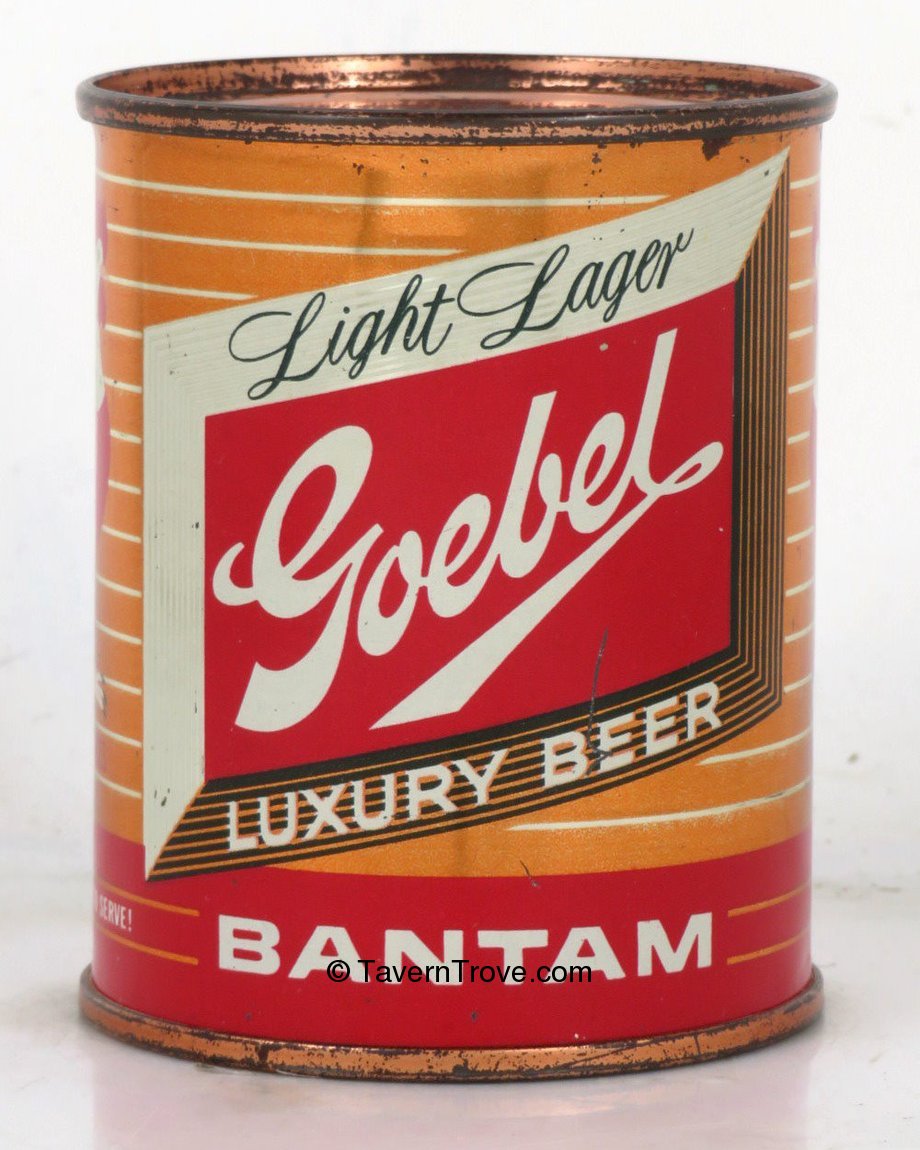 Item #32018 1953 Goebel Light Lager Luxury Beer 7 to 8oz Can 241-22