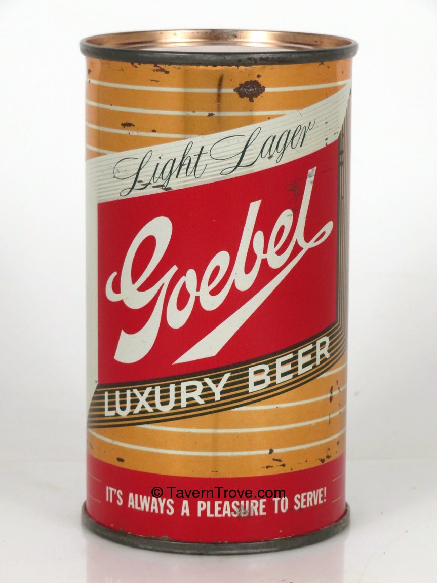 Item #94068 1953 Goebel Light Lager Luxury Beer Flat Top Can 71-07