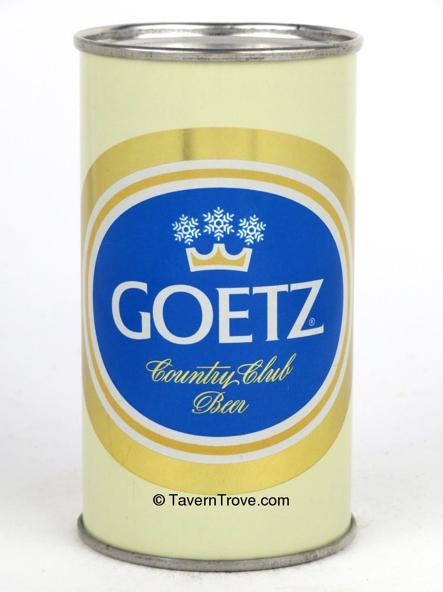 Item #22036 1957 Goetz Country Club Beer Flat Top Can 71-14.1a