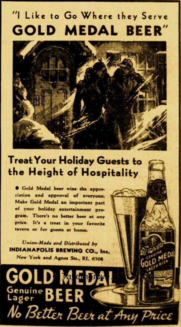 Item #16496 1938 Gold Medal Beer Paper Ad