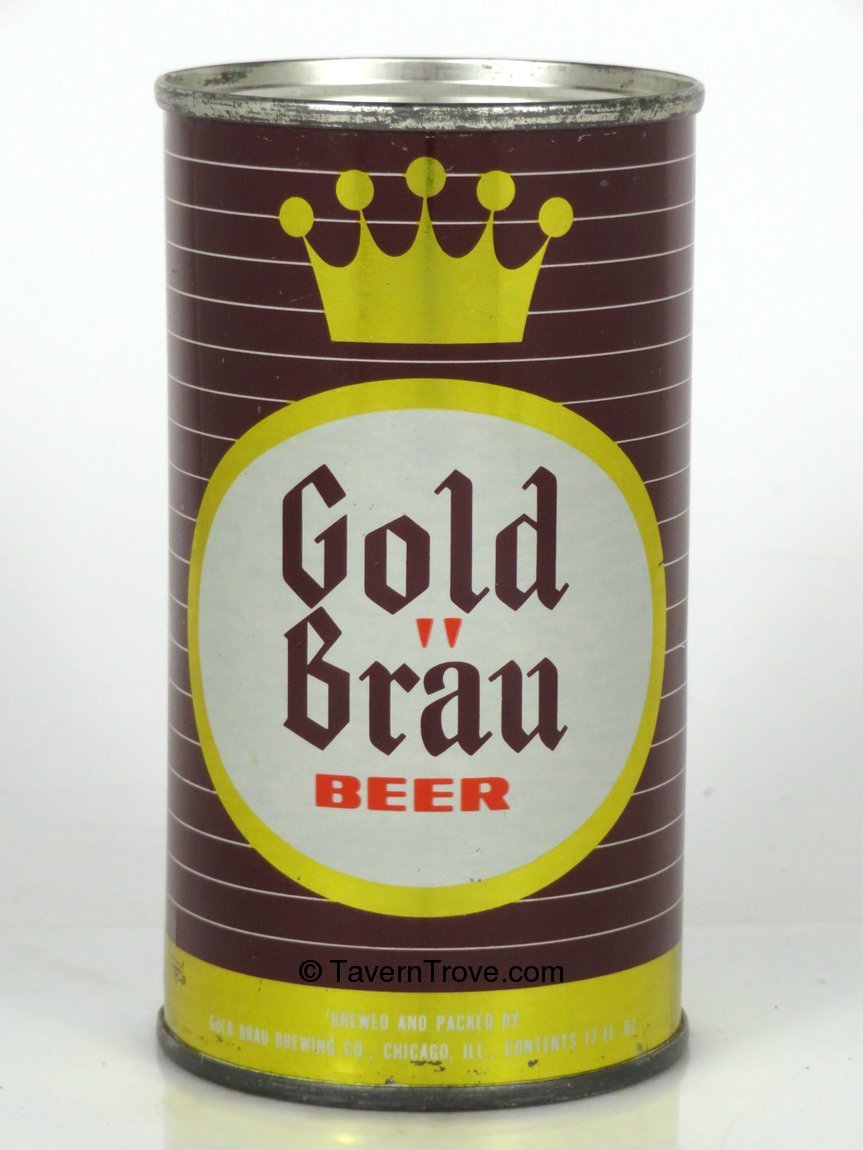 Item #34731 1958 Gold Bräu Beer Flat Top Can 71-31.3