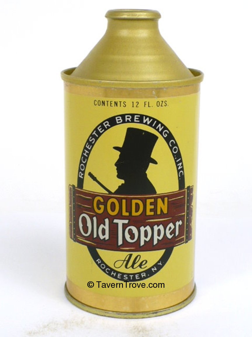 Item #83425 1939 Golden Old Topper Ale Cone Top Can 178-08