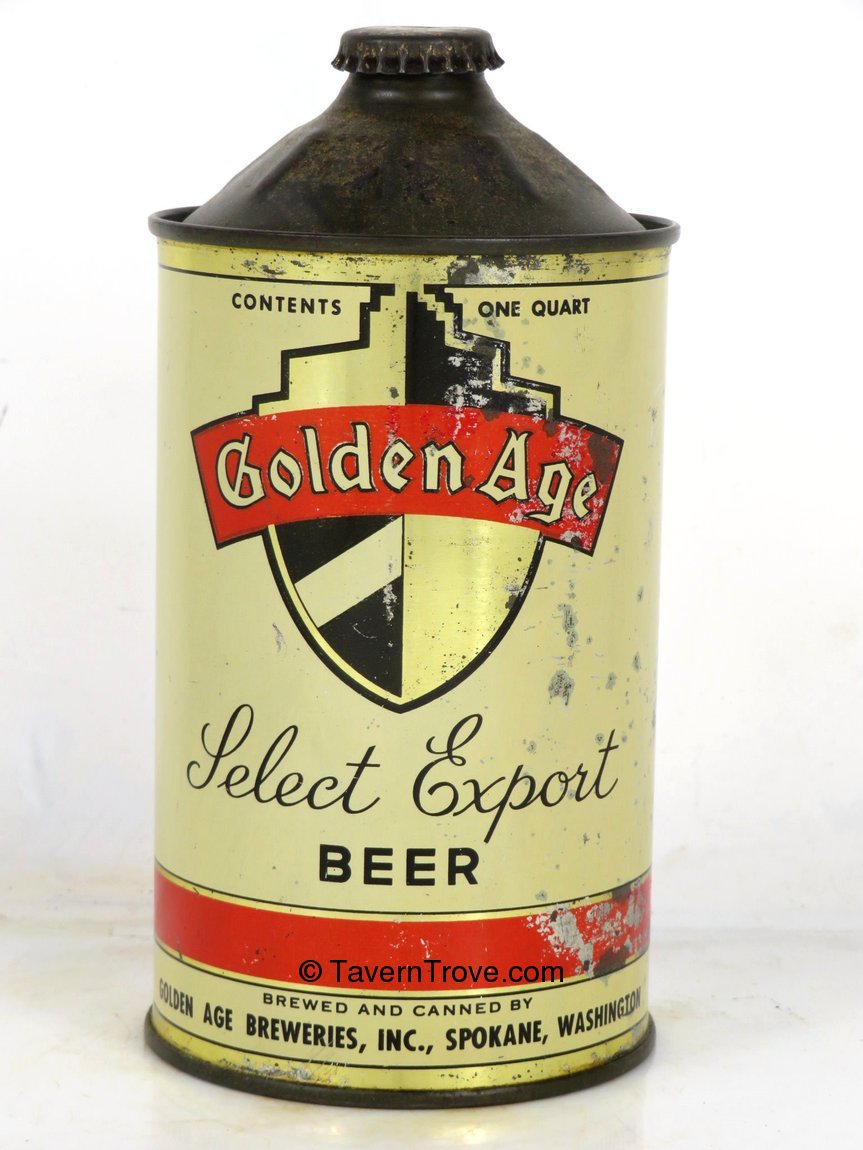 Item #100197 1940 Golden Age Select Export Beer Can 210-16
