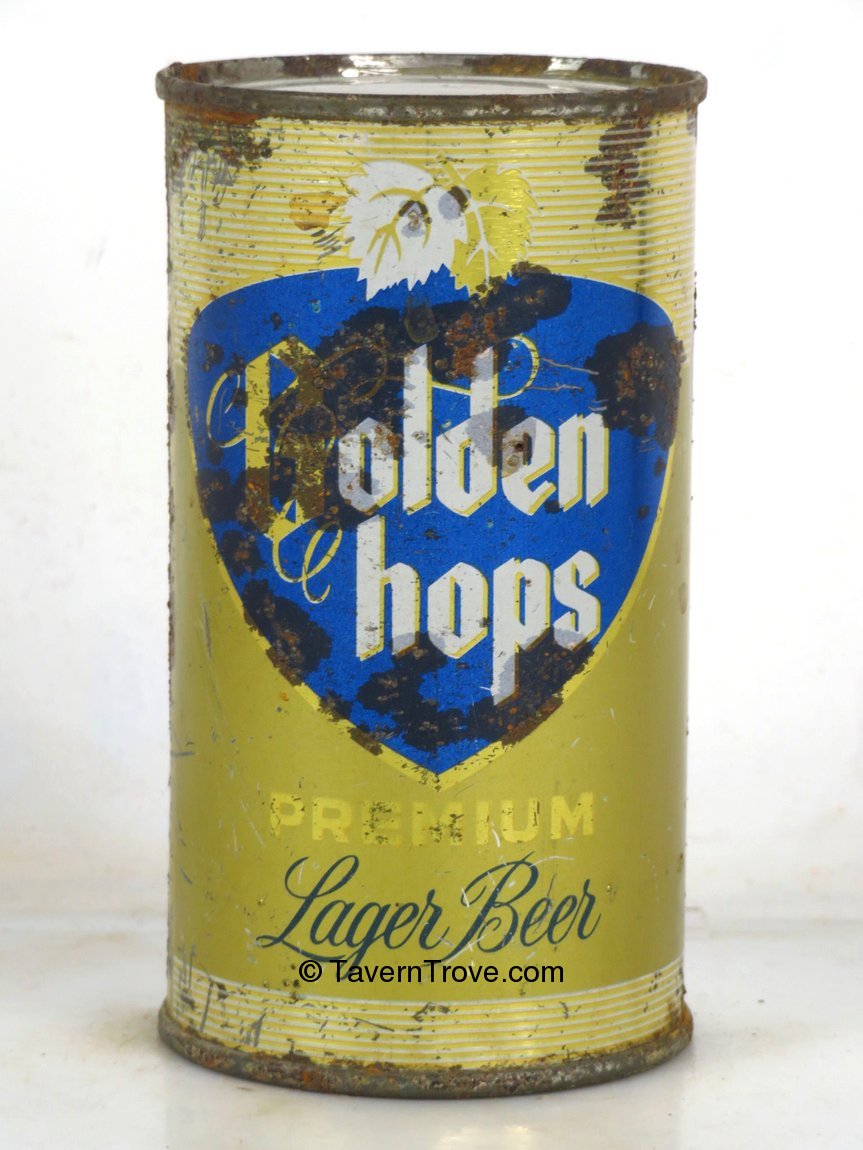 Item #101339 1958 Golden Hops Premium Lager Beer Flat Top Can 73-20