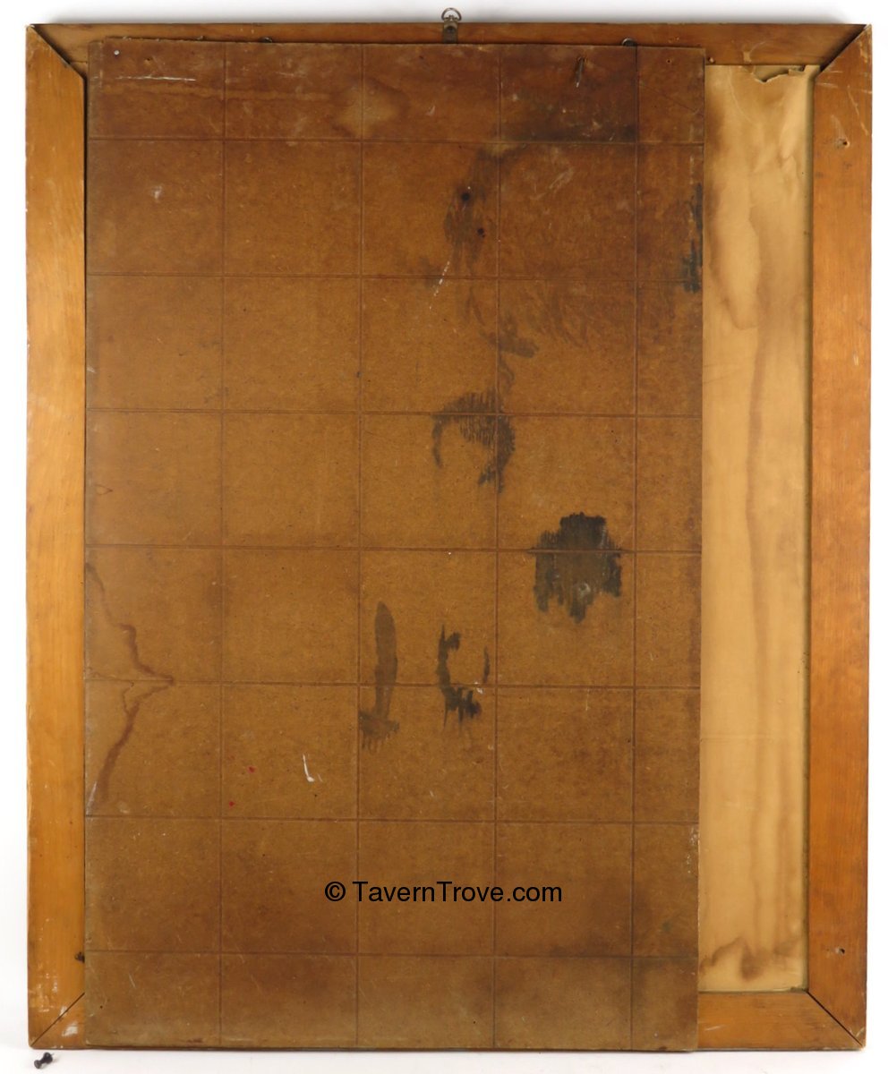 Item #95545 1948 Grain Belt Beer J. F. Kernan Framed Cardboard Sign Sign