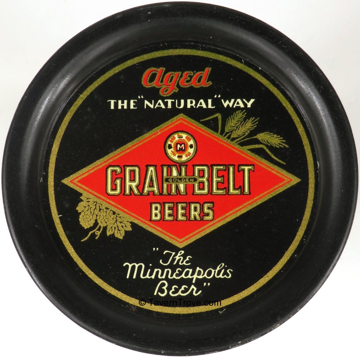 Item #19141 1933 Grain Belt Beers Tip Tray