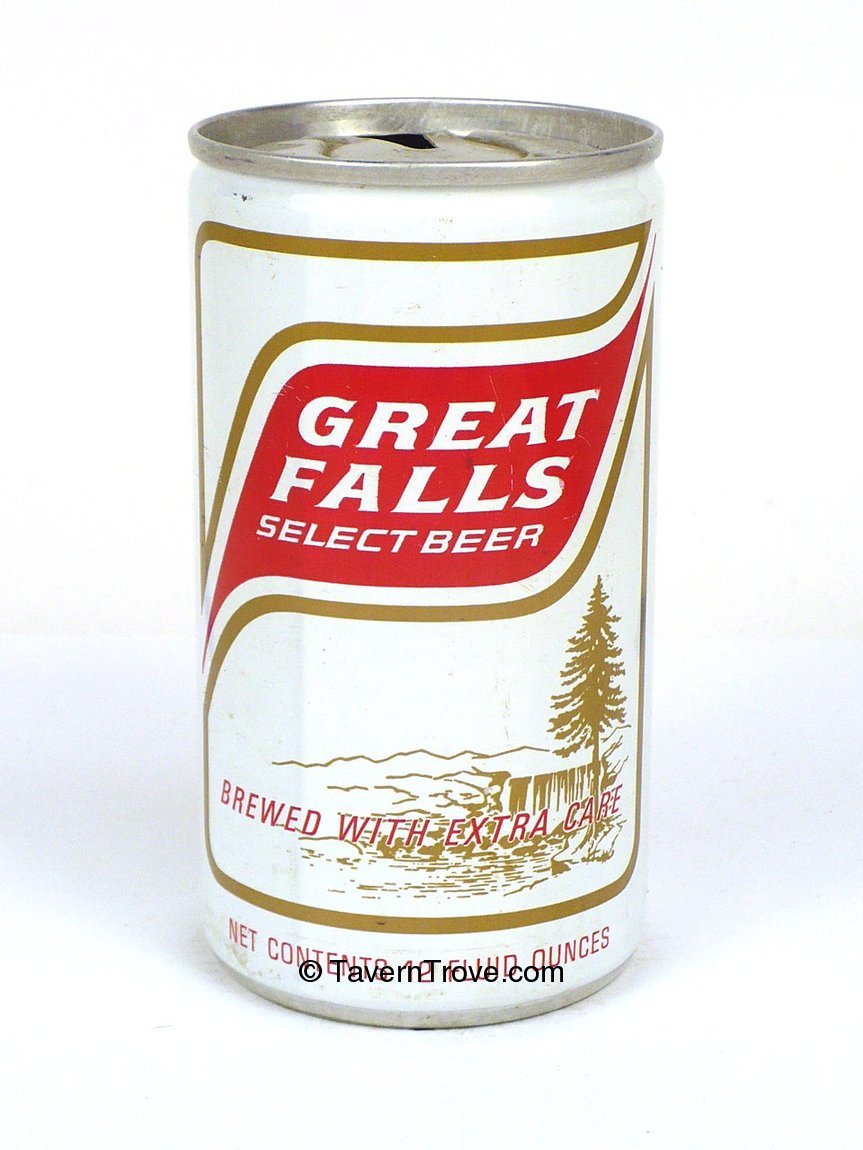 Item #7769 1971 Great Falls Select Beer Tab Top Can T71-20F