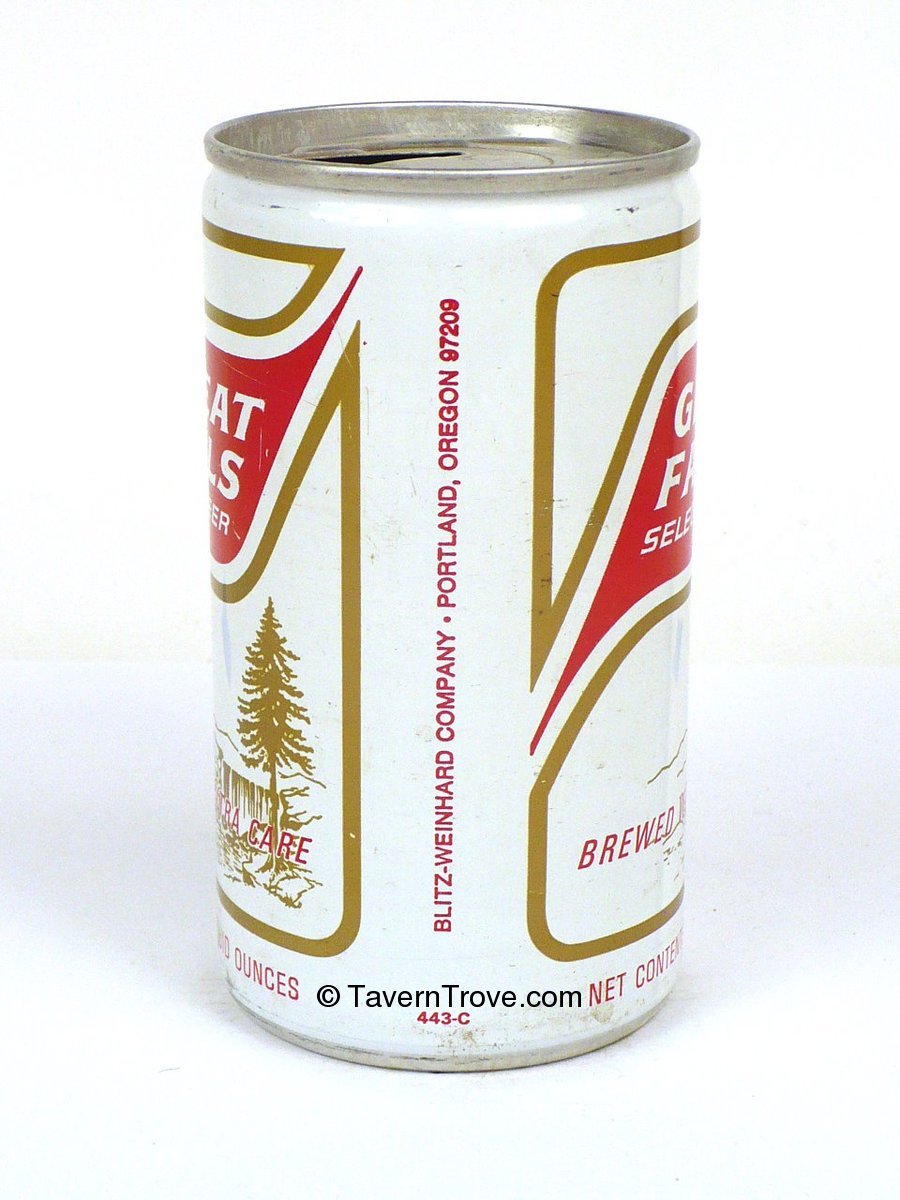 Item #7769 1971 Great Falls Select Beer Tab Top Can T71-20F