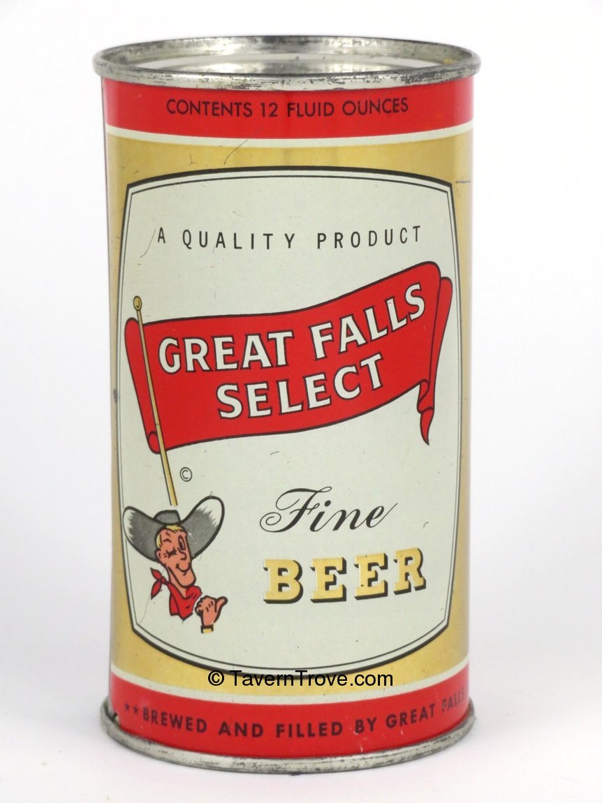 Item #1443 1960 Great Falls Select Fine Beer Flat Top Can 74-25