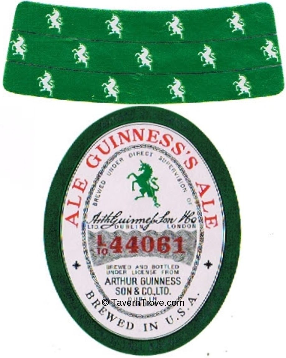 Item #67802 1955 Guinness's Ale Label