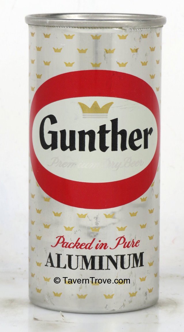 Item #18366 1907 Gunther Premium Dry Beer 7 to 8oz Can 241-30