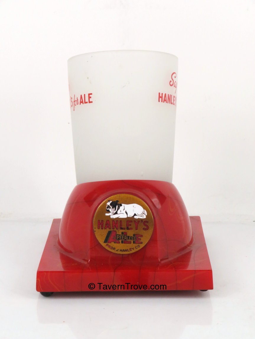 Item #44948 1938 Hanley's Ale foam scraper holder Foam Scraper Holder