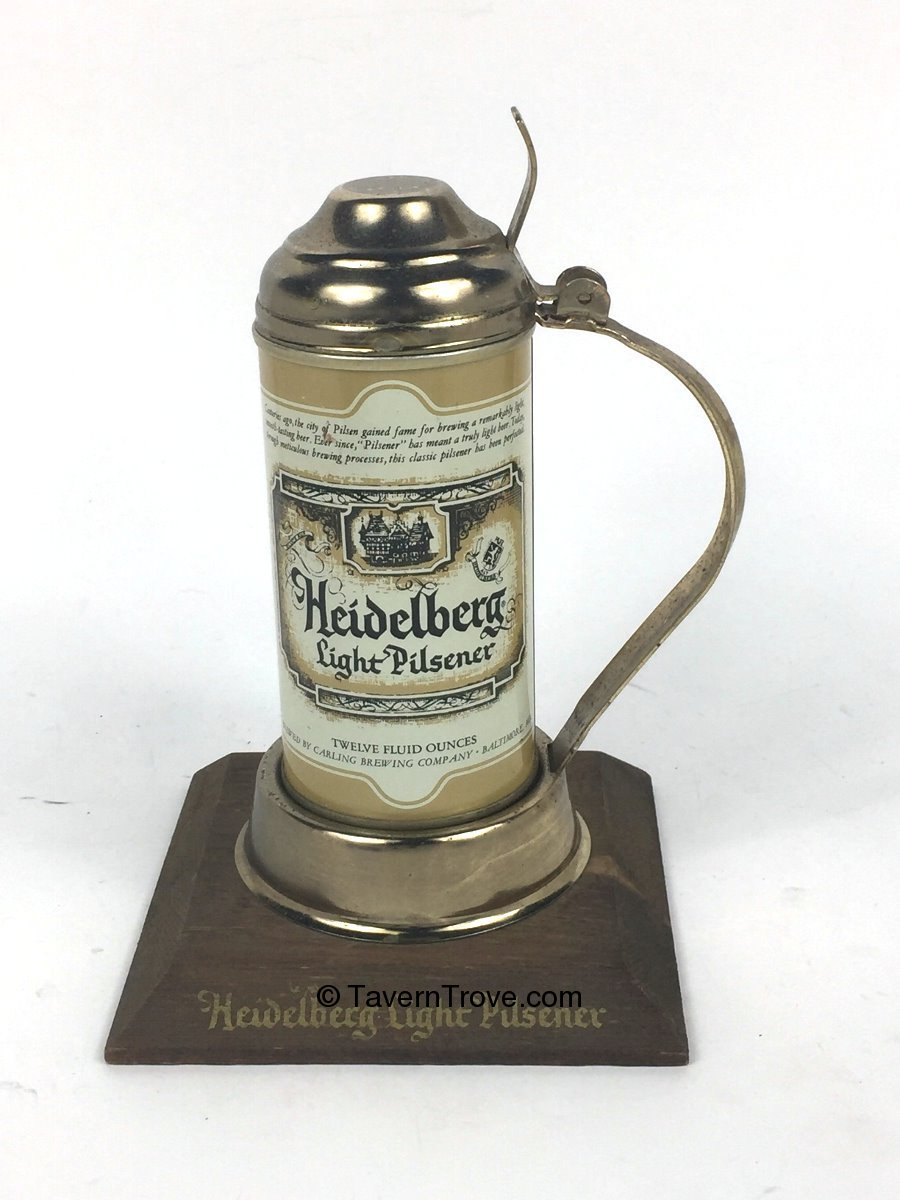 Item #92965 1967 Heidelberg Light Pilsener Beer Backbar Sign